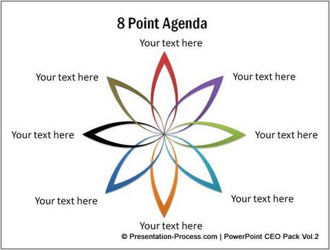 Create Flower diagram in PowerPoint