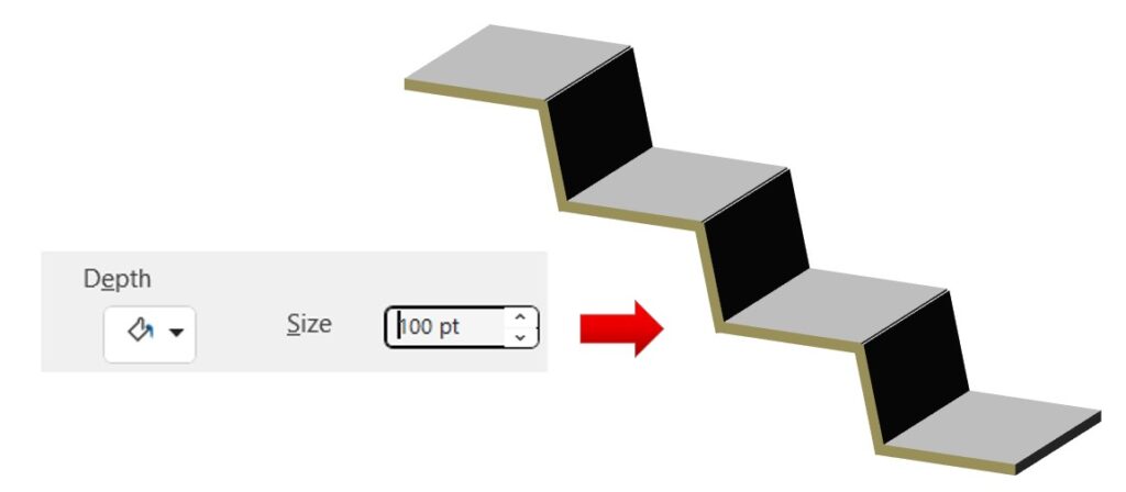Create Easy 3D Stairs Diagram in PowerPoint