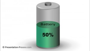 PowerPoint 3D Battery Infographic Tutorial
