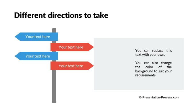 Flat Design Templates for PowerPoint Roadmap
