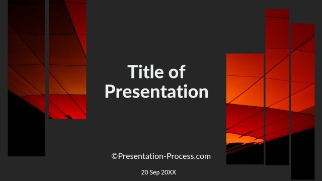 Flat Design Templates PowerPoint Title Slide