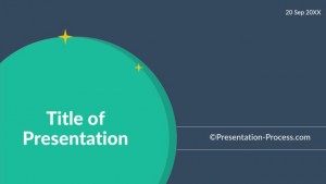 Flat Design Templates for PowerPoint Title Slide