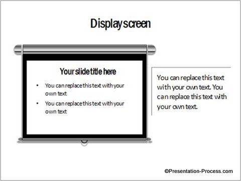 Draw Projector screen image using PowerPoint